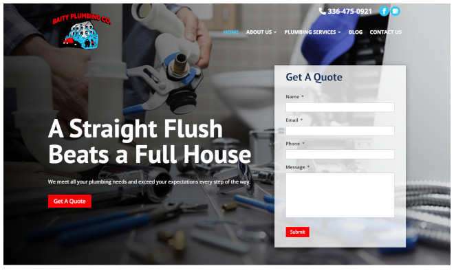 Our New Website is Live! | Baity Plumbing Company